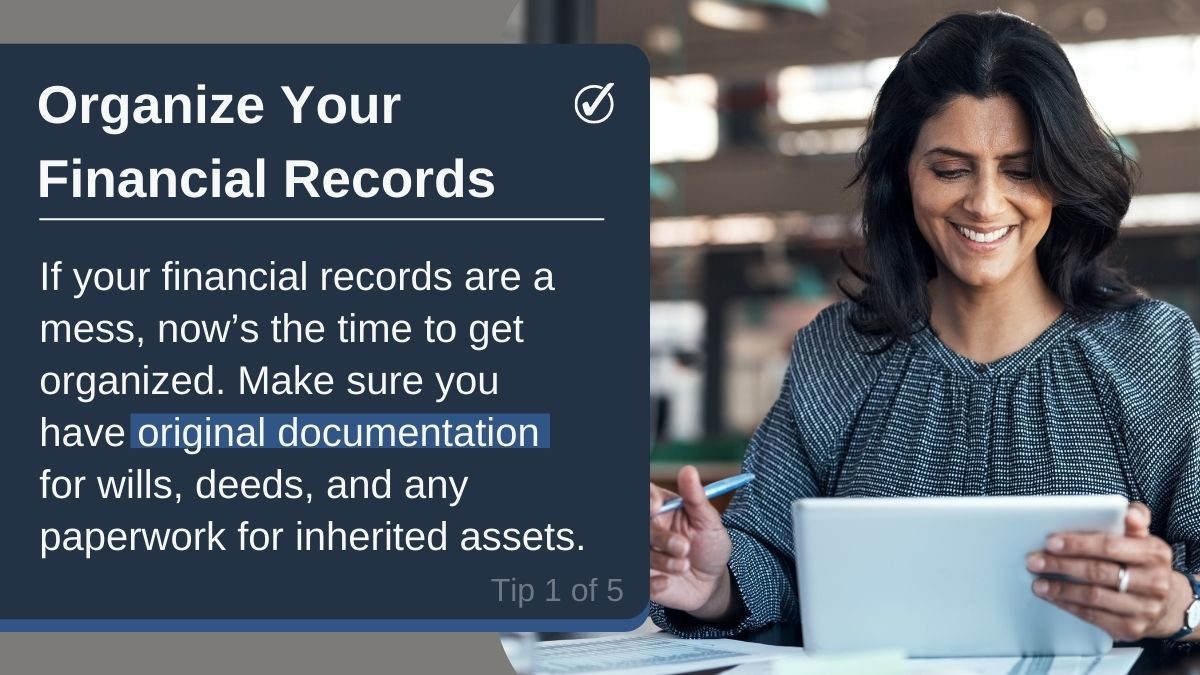 Organize Your Financial Records - OakCrest Capital